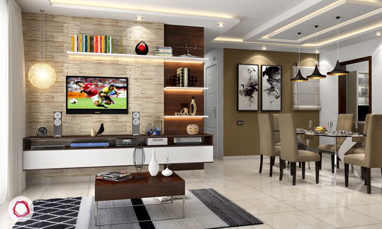 6 Stunning TV Wall Designs For Your Living Room