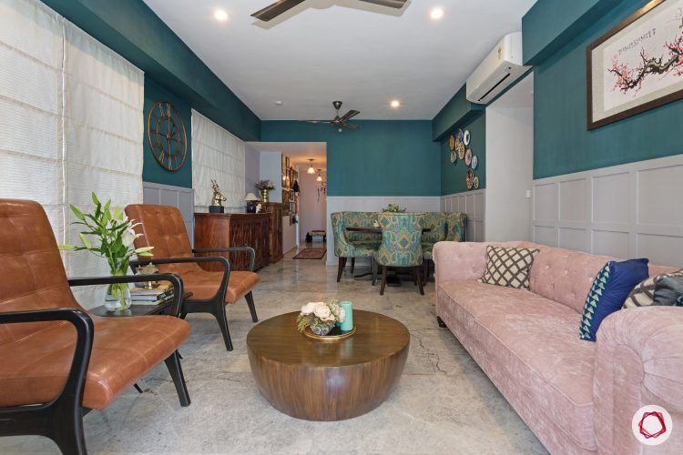 Delightfully Warm & Welcoming Interior Design for 1BHK Flat