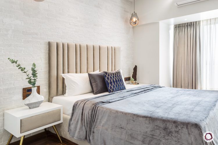 An Uber Stylish Bedroom Design for a Couple in Mumbai