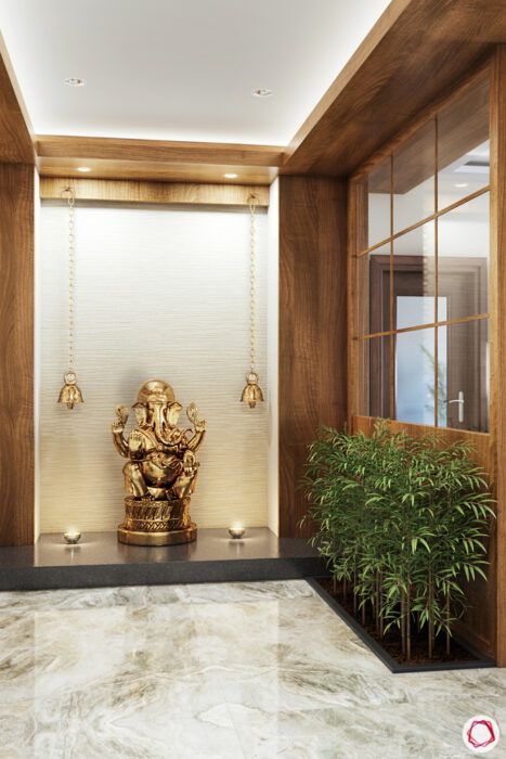 Glass Pooja Room Designs for Your Home