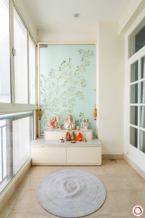 Glass Pooja Room Designs for Your Home