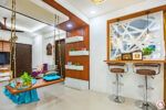 Asta AVM 3BHK Home Interior Design: Classic Decor in Wood