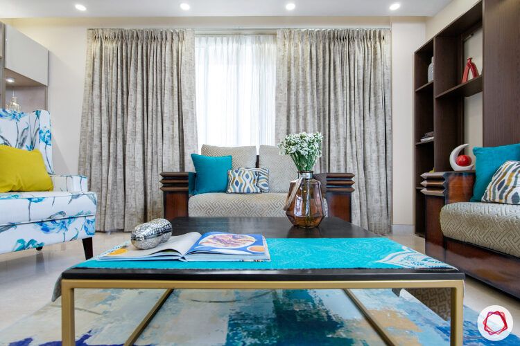 3BHK in Bestech Grand Spa Gets Bright & Space-efficient Interiors