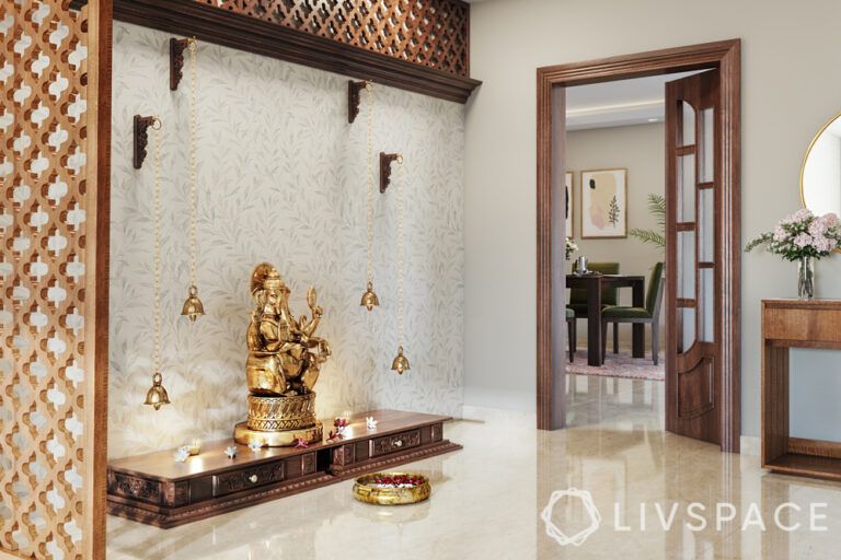 Wooden Mandir Design: Make Your Pooja Room Look Traditional yet Chic