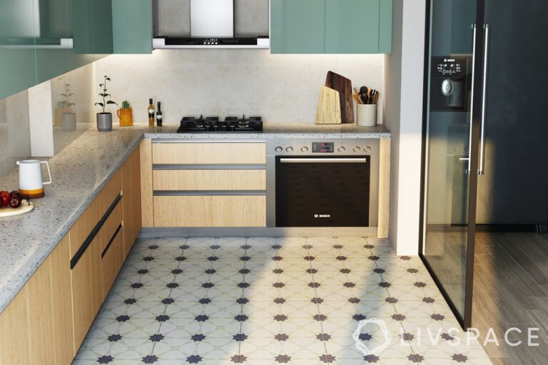 Kitchen Flooring | 10 Types of Kitchen Floor Tiles to Choose From