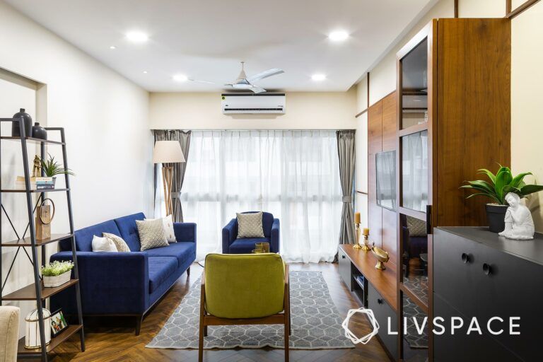 Livspace Gives Home Plan 2BHK in Godrej Shell Tower Mumbai