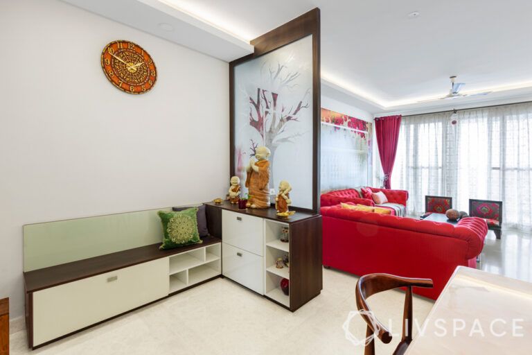 3 BHK Flat Interior Design | Classy & Bold Finishes | LivspaceHome