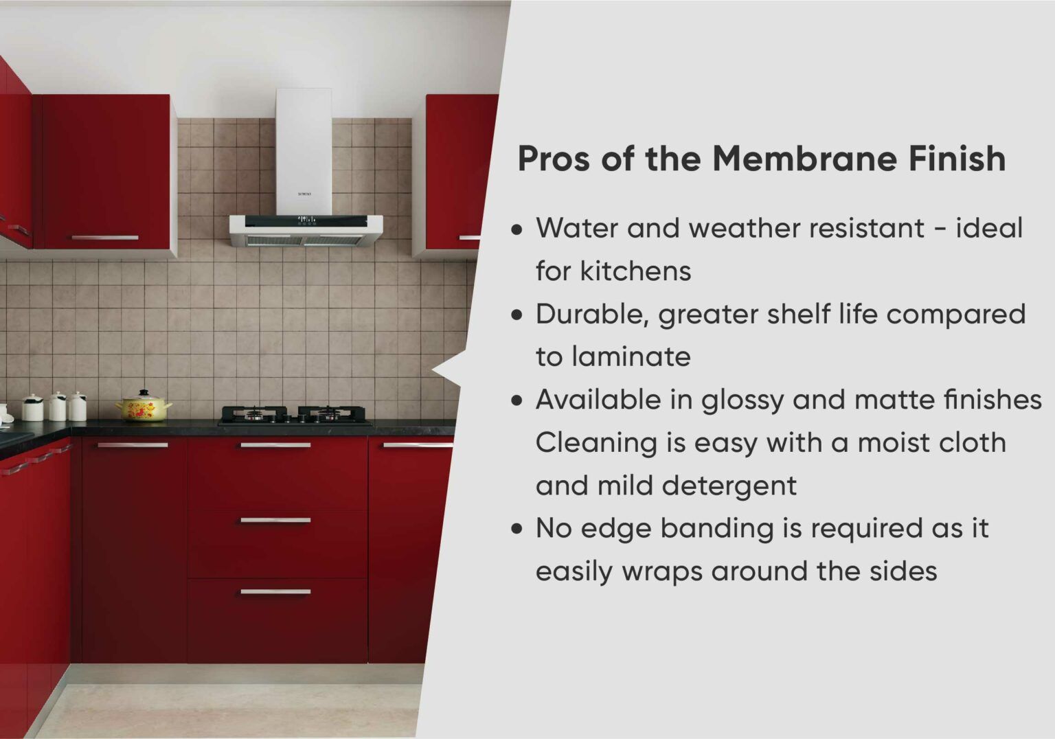 Why Membrane Finish is Better than Laminate Finish For Your Home