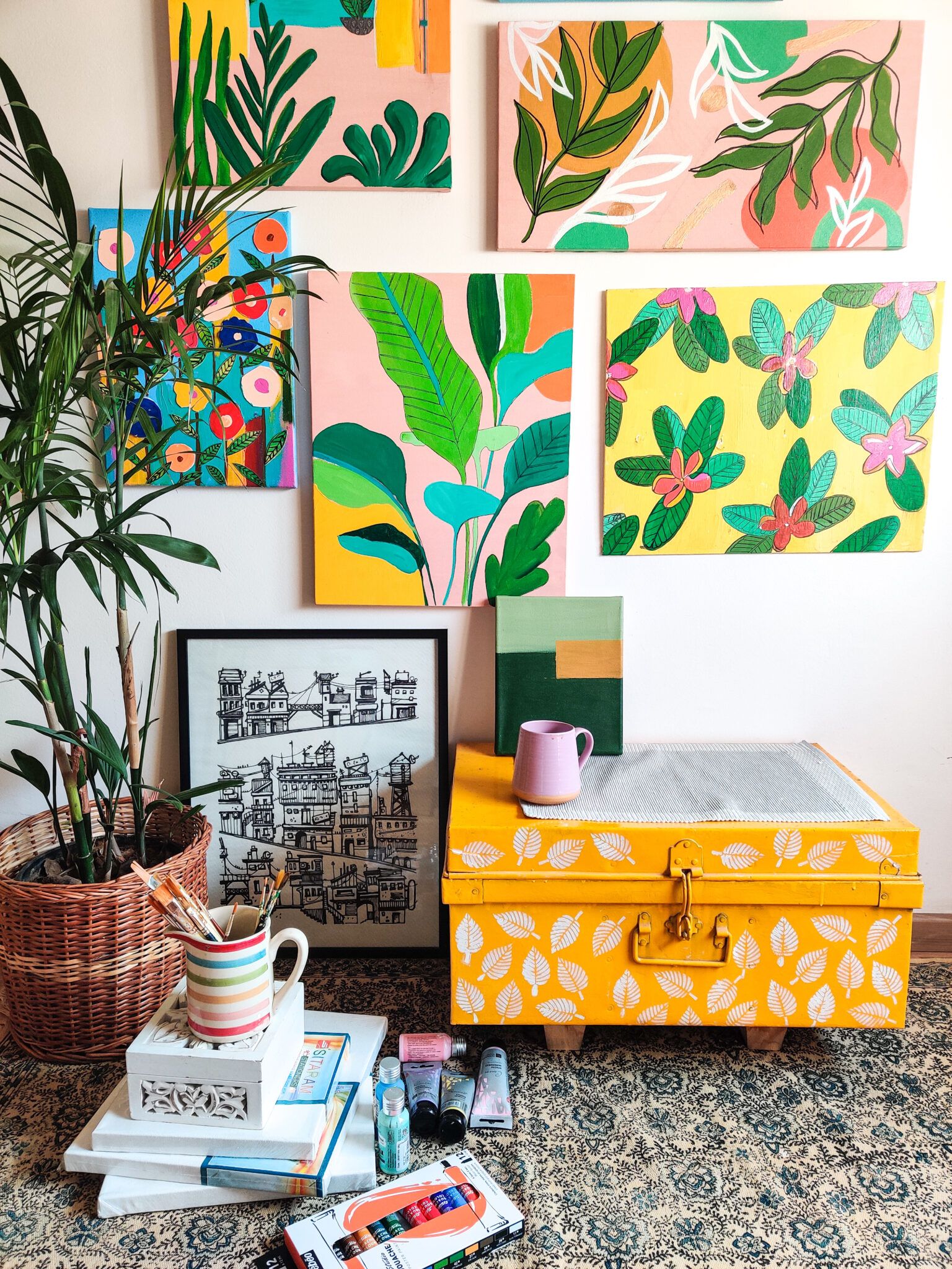 5+ Easy DIY Home Decor Crafts Ideas by Livspace & ThatYellowTrunk