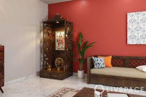 25+ Mandir Designs for Small Flats That Fit Right Into Your Living Room
