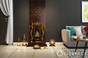 25+ Mandir Designs for Small Flats That Fit Right Into Your Living Room