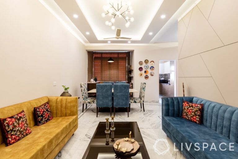 This 3BHK Home Design from Gurgaon Makes Interiors Easy in 6 Steps