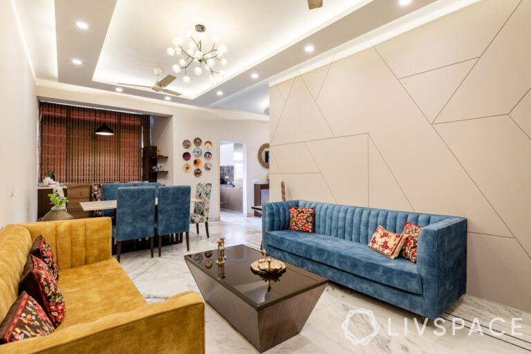 This 3BHK Home Design from Gurgaon Makes Interiors Easy in 6 Steps