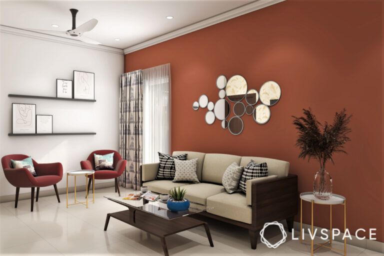 15 Wall Colour Combination For Living Room | Trendy Colours For Wall
