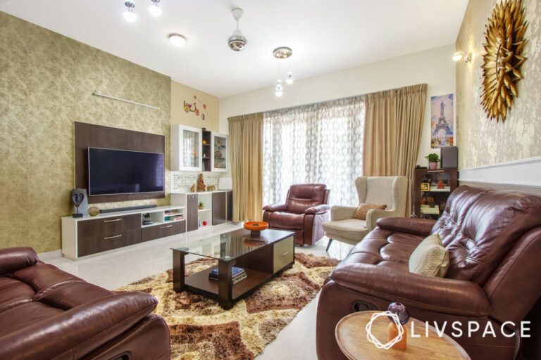 Best Two-Colour Combinations for Living Rooms by Livspace