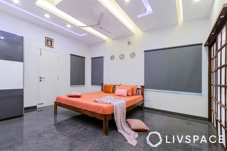 POP Design for Bedroom Interiors | Latest POP Designs by Livspace