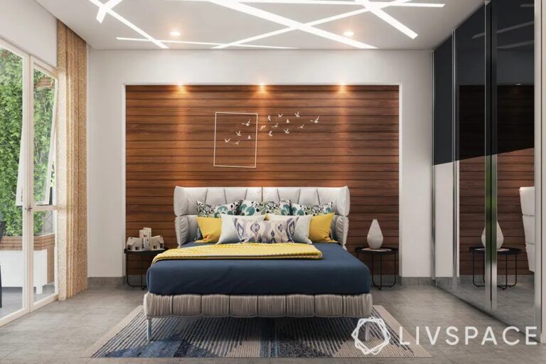 POP Design for Bedroom Interiors | Latest POP Designs by Livspace