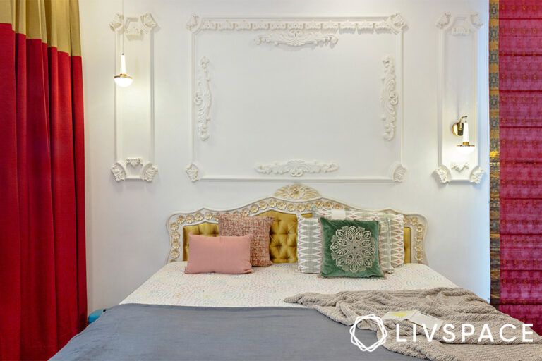 POP Design for Bedroom Interiors | Latest POP Designs by Livspace