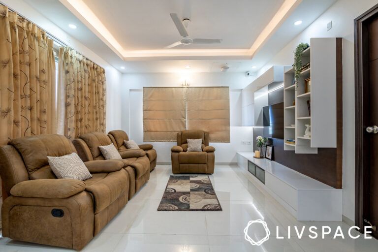 A Timeless 3,440 sq. ft. DSR Woodwinds’ Duplex Flat Interior Design