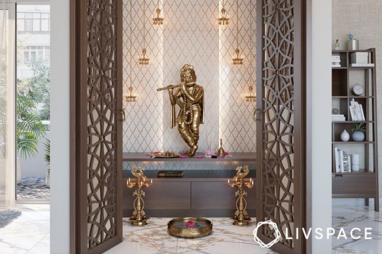 5 Exquisite Pooja Shelf Designs For Walls