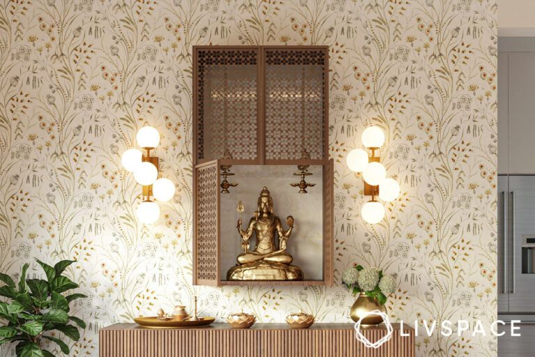 5 Exquisite Pooja Shelf Designs For Walls