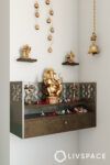 5 Exquisite Pooja Shelf Designs For Walls