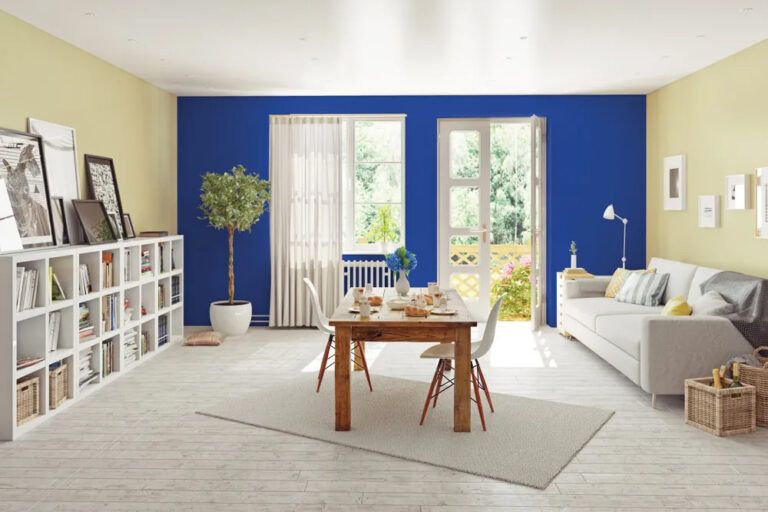 15+ Stunning Hall Colour Combination Ideas for Living Room