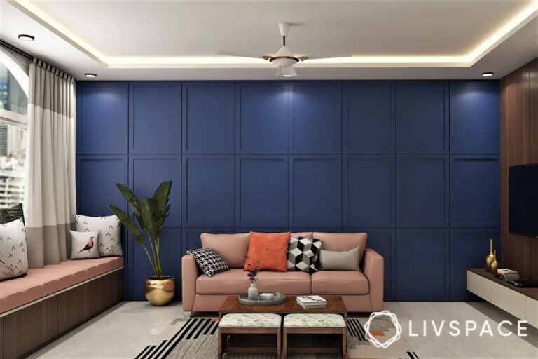 15+ Stunning Hall Colour Combination Ideas for Living Room