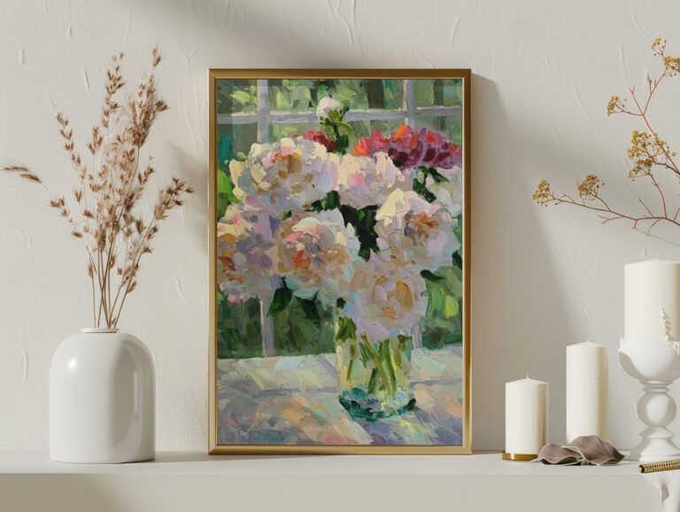 Discover Stunning Flower Wall Painting Ideas Right Here