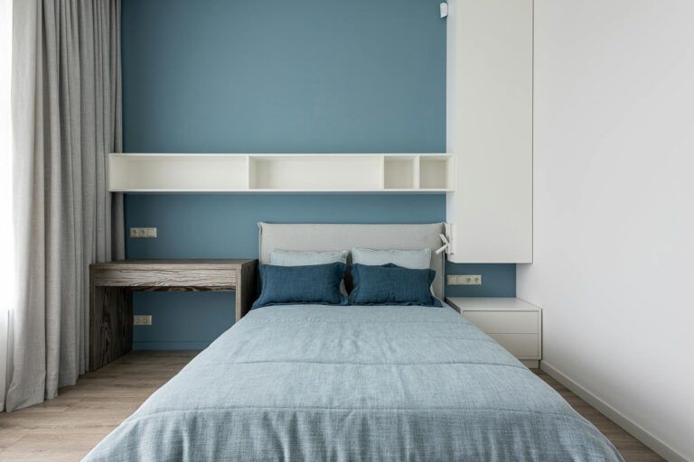 How To Combine Sky Blue Two Colour Combination for Bedroom Walls?