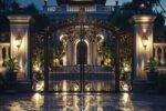 15+ Unique & Architectural Front Gate Arch Designs for Your Home