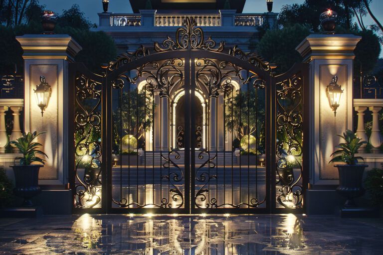 15+ Unique & Architectural Front Gate Arch Designs for Your Home