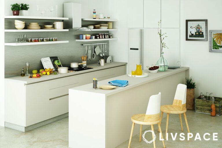 70 Stunning White Kitchen Design Ideas to Inspire You by Livspace