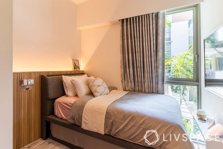 A Perfect Small Condo Interior Design With Pretty Neutrals & Luxe Accents